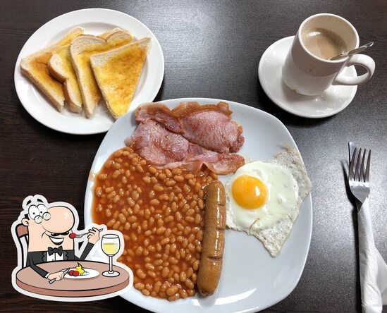 Menu at Sam's Cafe, Rochford