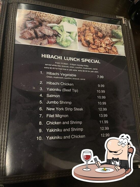 Menu at Ninja Sushi Steak House restaurant, Fort Dodge