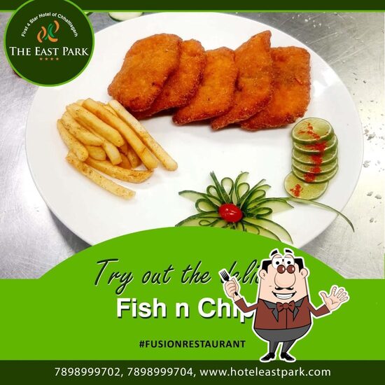 Menu at The East Park, Bilaspur