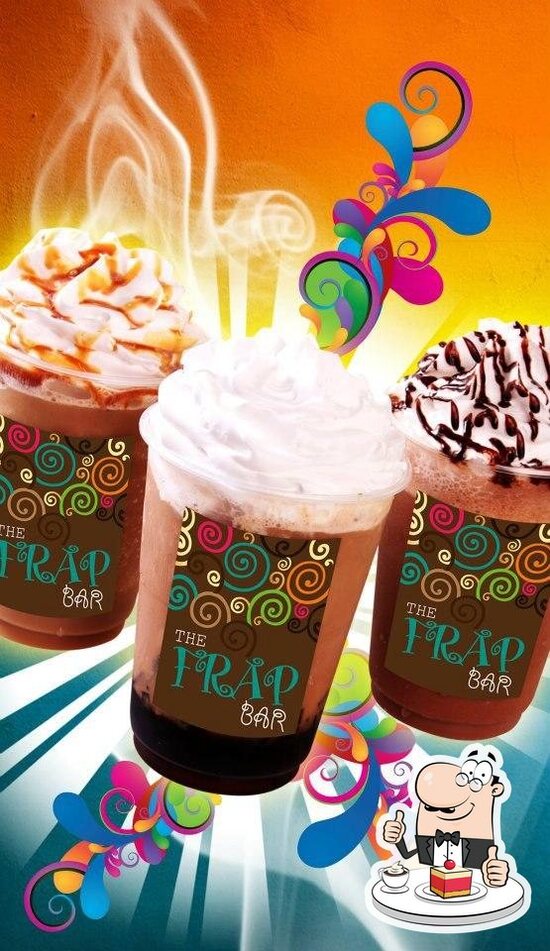 Menu at the frap bar c.e.u. branch, Manila