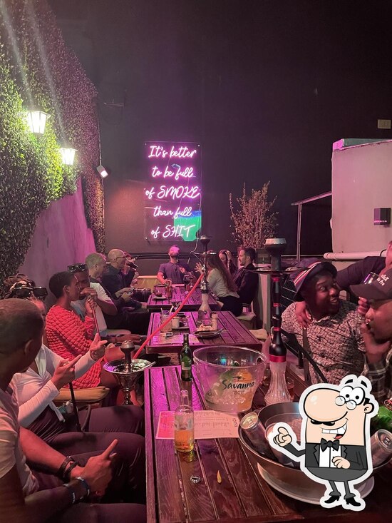 Menu at Vortex Shisha pub & bar, Cape Town