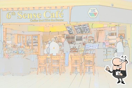 Menu at 6th Sense Cafe, Edmonton, 66 St NW