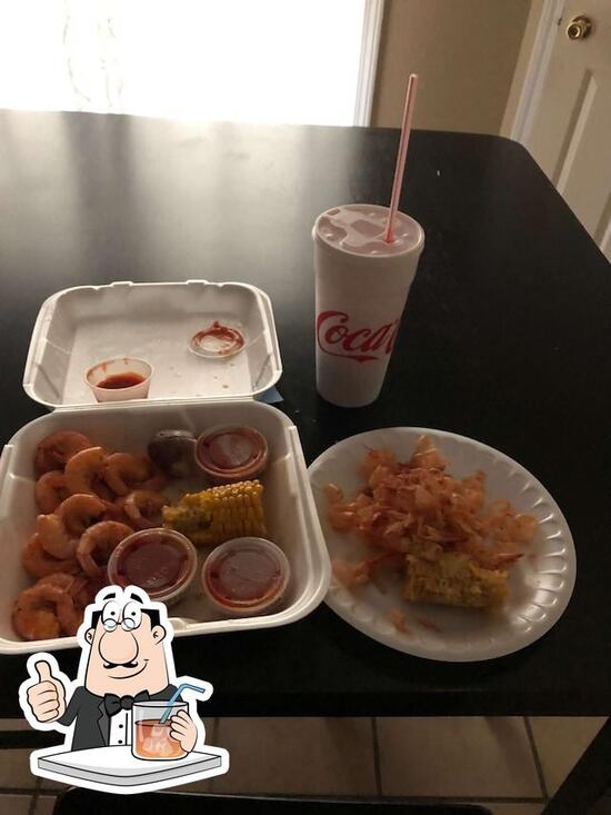 Menu at Bozo's Seafood Market restaurant, Pascagoula