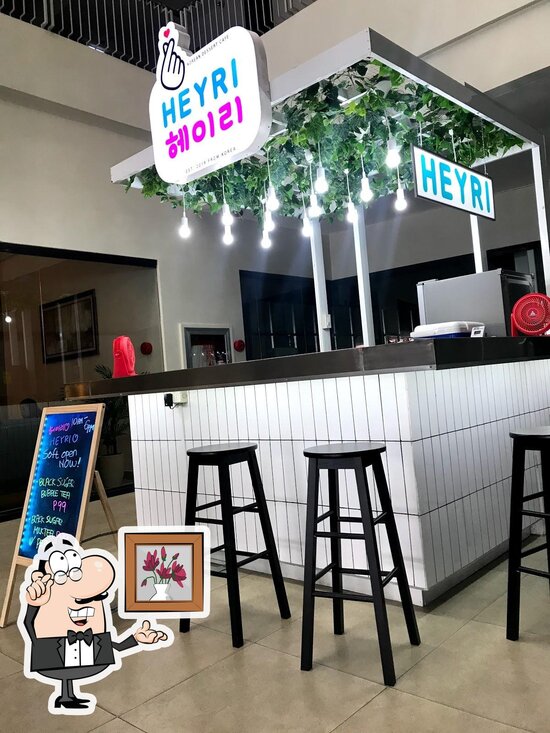 Menu at Heyri Korean dessert cafe, Bacolod