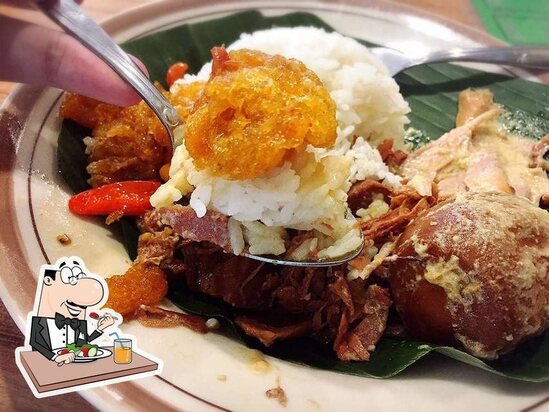 Menu at RM Adem Ayem restaurant, Jakarta, Jl. AM Sangaji 27