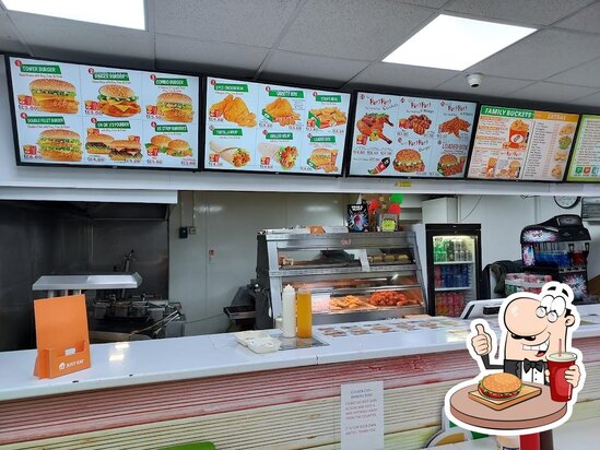Menu at Chicken City restaurant, London, 366 Barking Rd