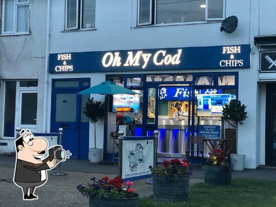Menu at Oh My Cod fast food, Aldershot