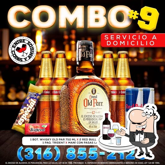 ENTRE COPAS Y AMIGOS, Cali - Restaurant menu, prices and reviews