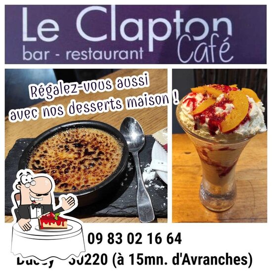 Menu at Restaurant Le Clapton Café, Ducey, 18 Rue du Génie