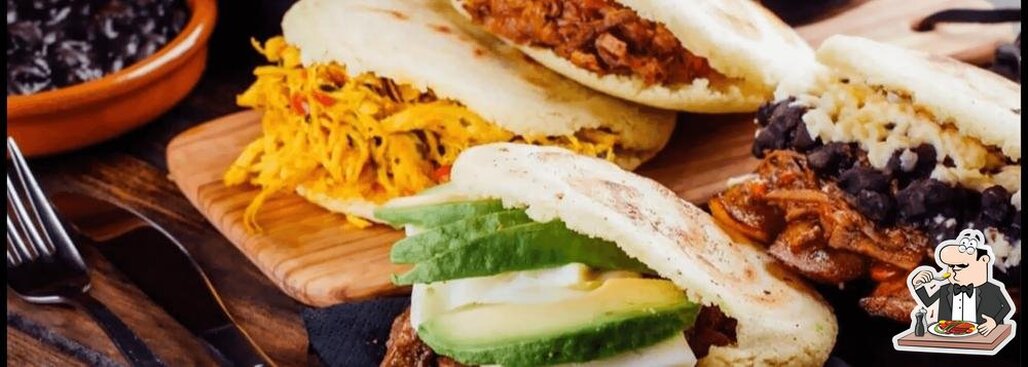 Menu at Arepas El Chamo restaurant, Los Angeles