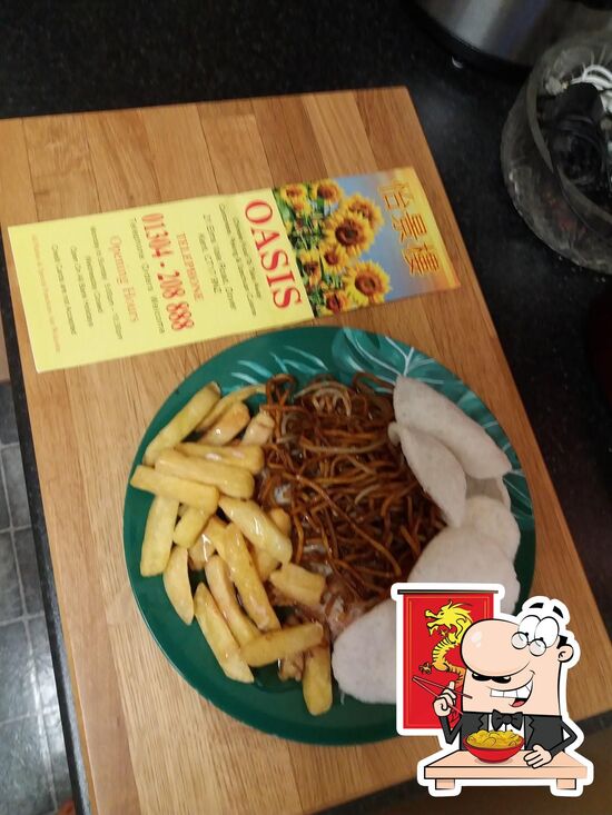 Menu at Oasis Chinese Takeway fast food, Dover