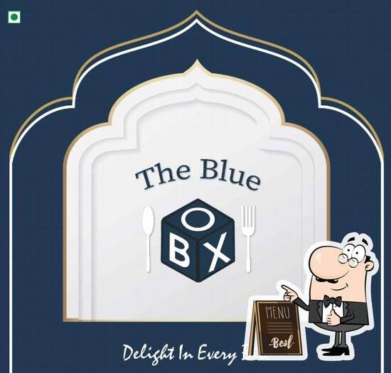 Menu at The Blue Box, Udaipur