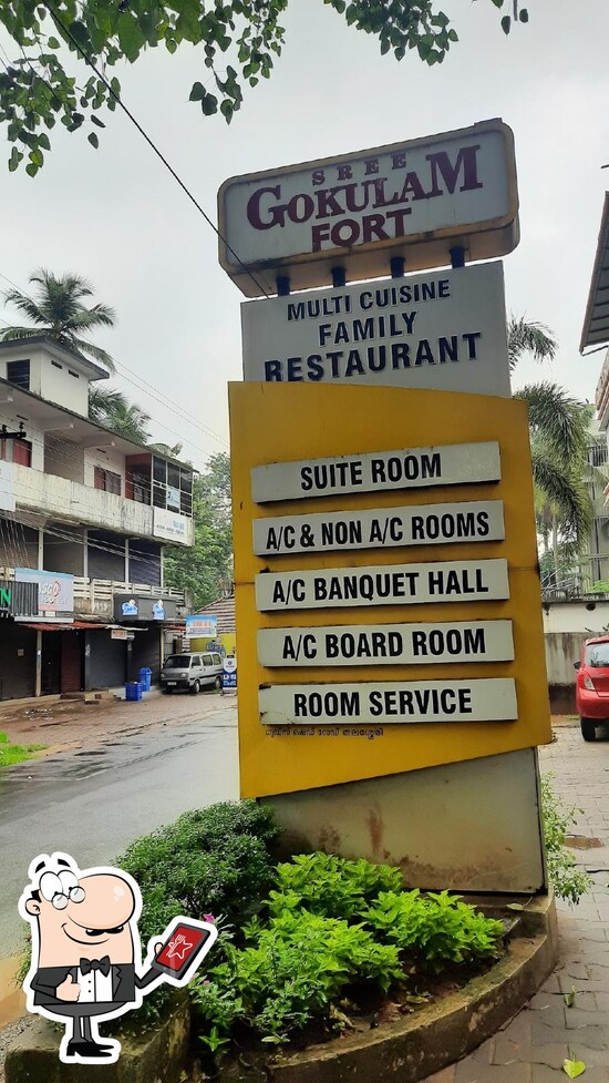 Menu at Gokulam fort restaurant, Thalassery