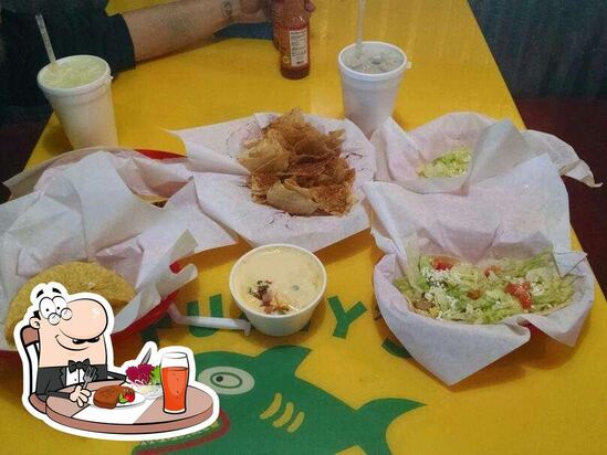 Menu at Fuzzy's Taco Shop restaurant, Nacogdoches