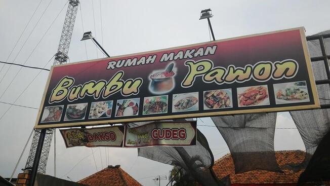 Menu at Bumbu Pawon restaurant, Demak