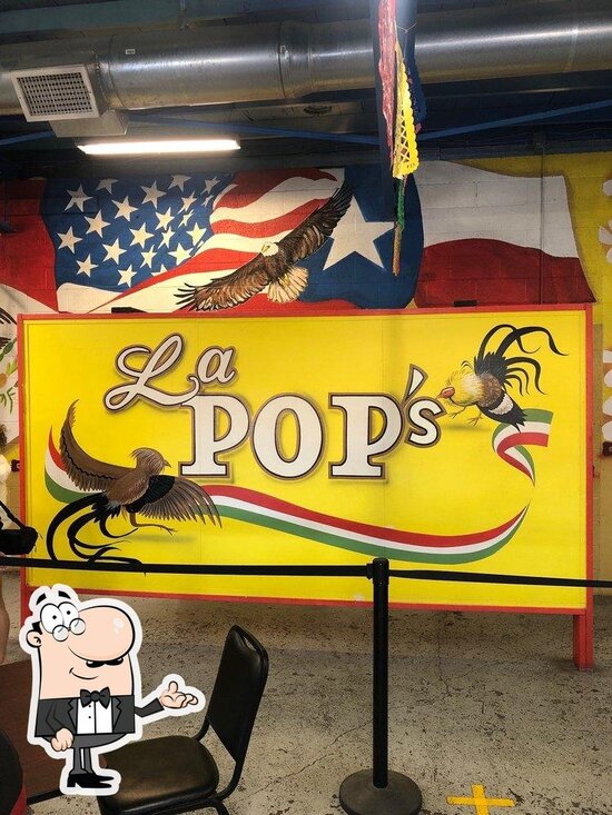 Menu at La Pop's restaurant, Abilene