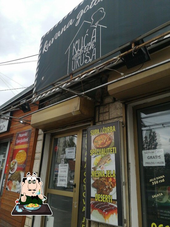Menu au Кућа добрих укуса restaurant, Belgrade