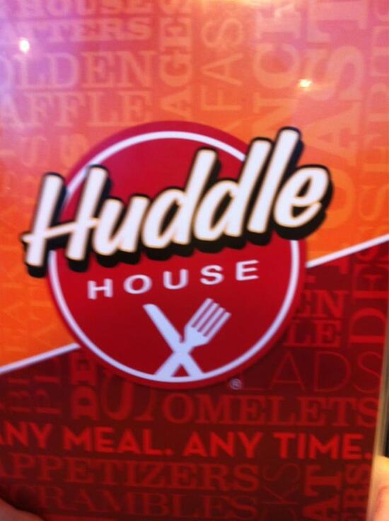 Menu at Huddle House restaurant, Centre
