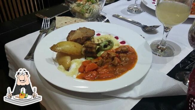 Menu at West Point restaurant, Sarajevo