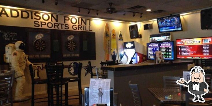 Menu at Addison Point pub & bar, Addison