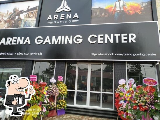 Menu at Arena gaming center cafe, Yên Bái