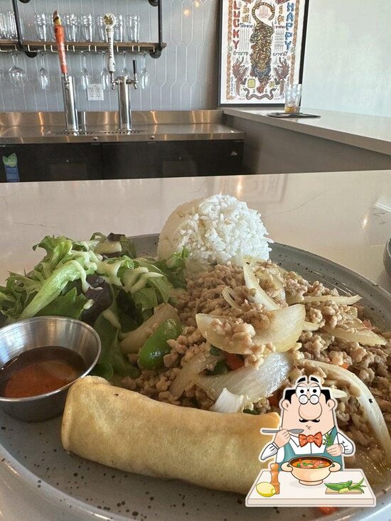 Menu at Crying Tiger Thai Bistro & Bar, Eastvale