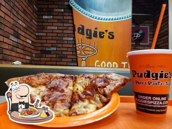 Menu at Pudgie's Pizza, Pasta & Subs pizzeria, Elmira, 350 S Main St