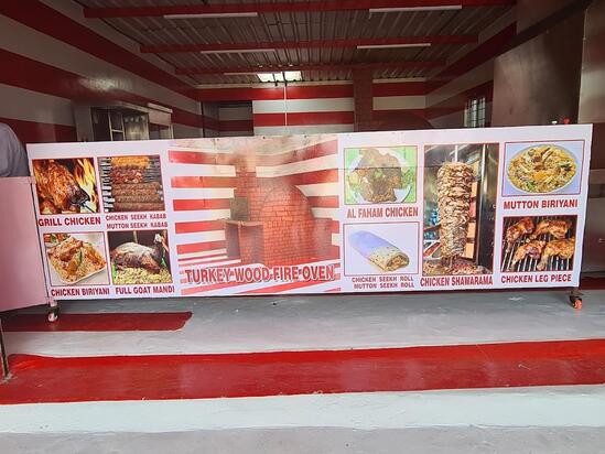 Menu at NEW FANOOS SHEIKH KABAB ROLL, Hosur