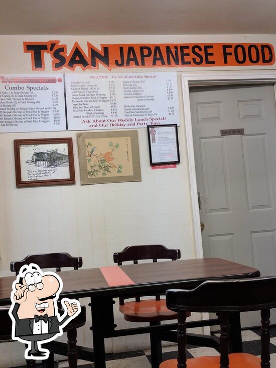 T'San Japanese Restaurant, Norfolk - Restaurant menu, prices and reviews