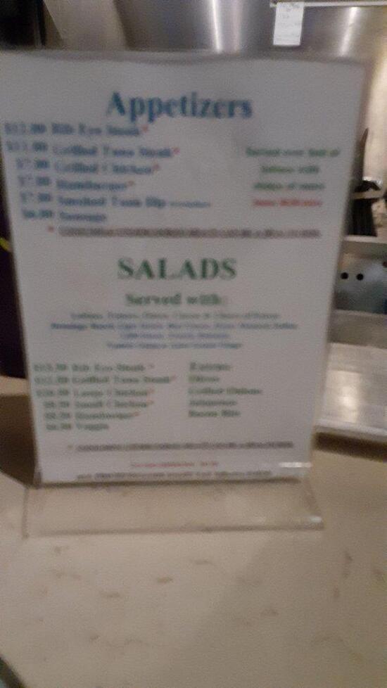 Menu at The Project Lounge pub & bar, Biloxi