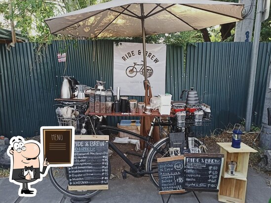 Menu at Ride & Brew, Mabalacat