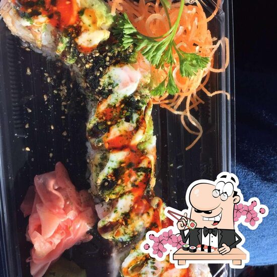 Menu at Sushi House restaurant, Lebanon