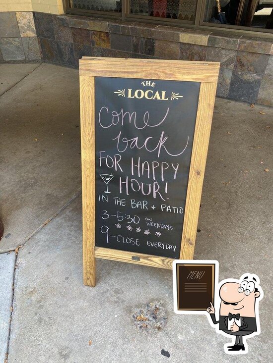 Menu at The Local pub & bar, Boulder