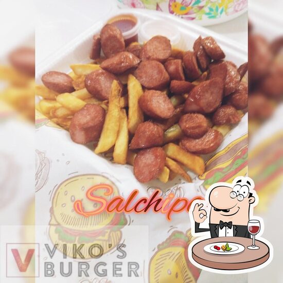 Menu at Viko's Burger restaurant, Las Amapolas
