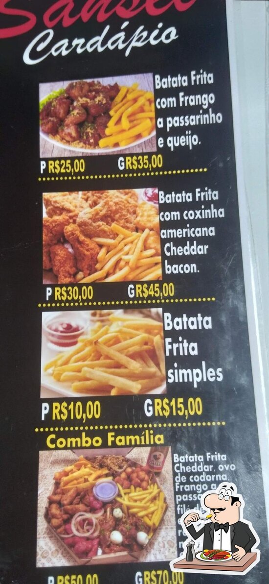 Menu at Sansei batata food pub & bar, Belford Roxo