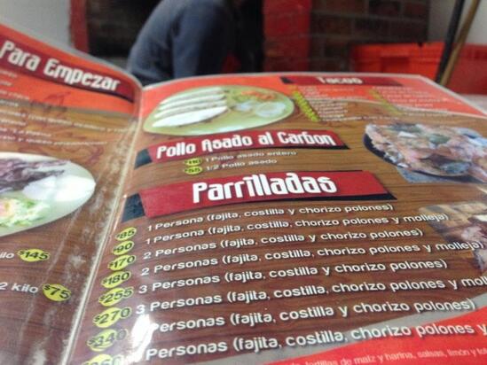 Menu at Restaurante la Palma, Nuevo Laredo, C. Campeche No. 2311