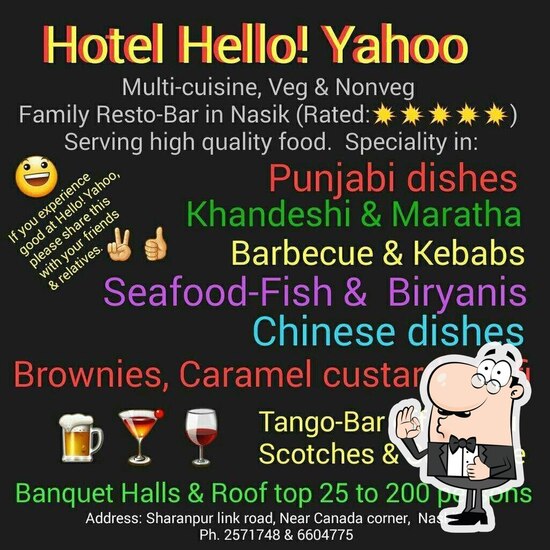 Menu at Hotel Hello, Nashik