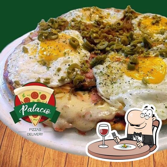Carta de pizzería Palacio Pizzas, Argentina