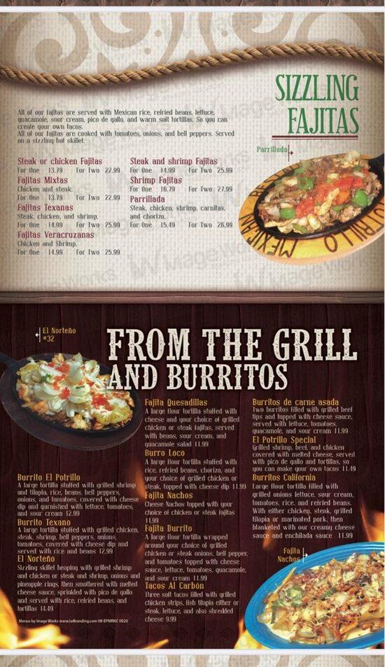 EL POTRILLO MEXICAN GRILL in Virginia Beach - Restaurant menu and reviews