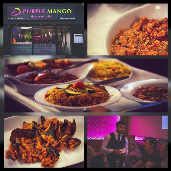Menu at Purple Mango restaurant, Portsmouth