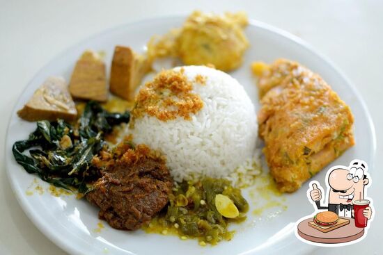Menu at RM Sakato Masakan Padang restaurant, Cilegon