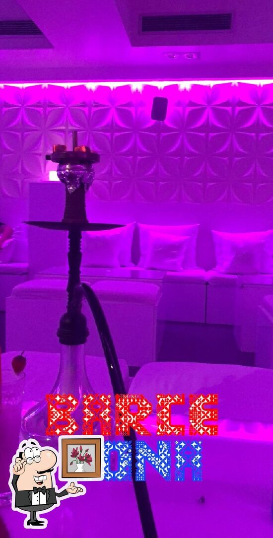 Menu at White Shisha Lounge pub & bar, Barcelona