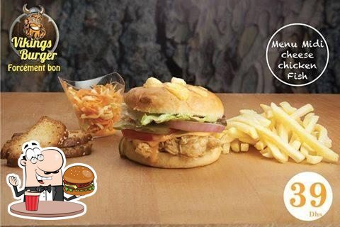 Menu at Vikings Burger restaurant, Casablanca, G9F4+66Q