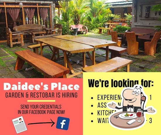 Menu at Daidee's Place Garden & Resto BAR, Calamba