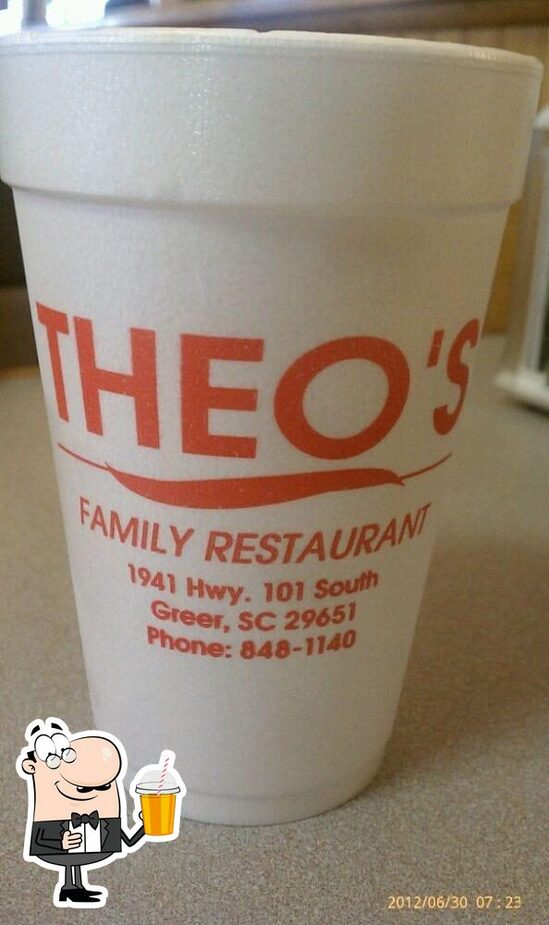 Menu at Theo's Family Restaurant, Greer, SC-101