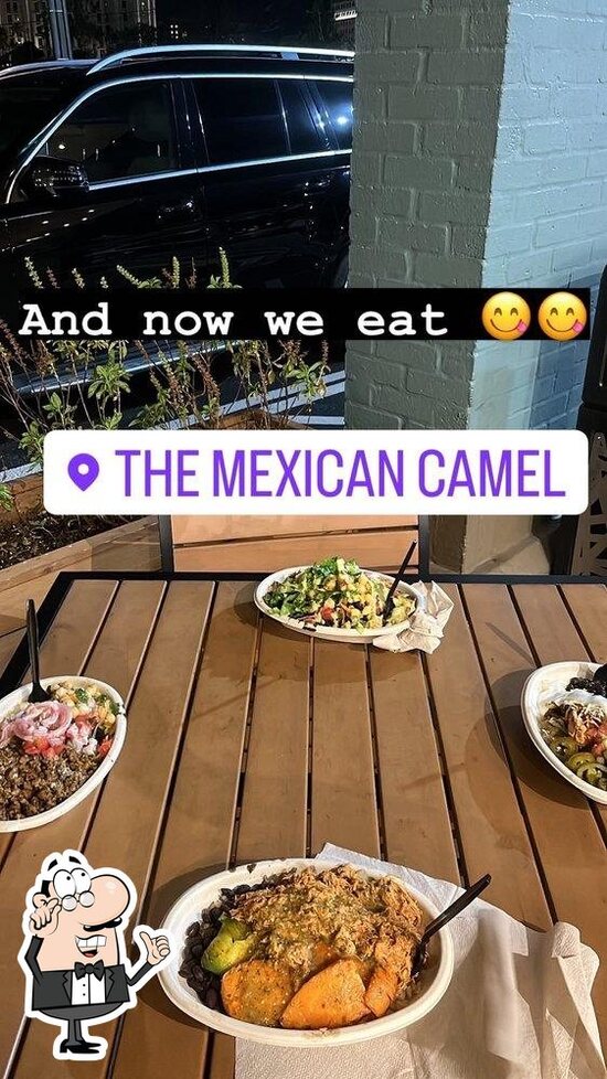 Menu at The Mexican Camel restaurant, Orlando