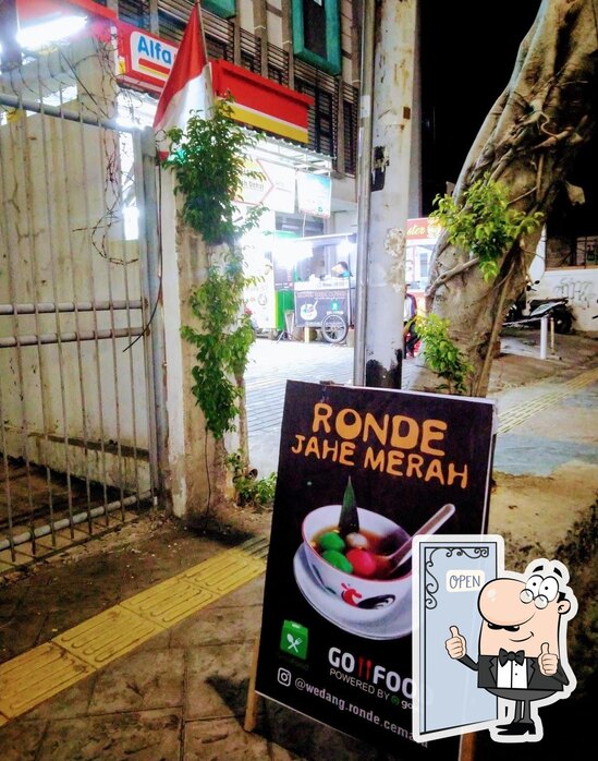 Menu at Wedang Ronde Cemara, West Jakarta