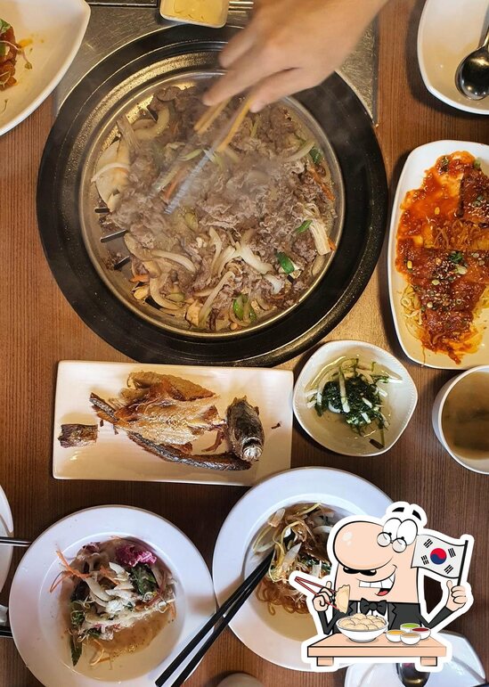 Menu at Mirak Hanjeongsik restaurant, Seoul