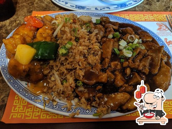 Menu at Chinese Dragon restaurant, Detroit Lakes