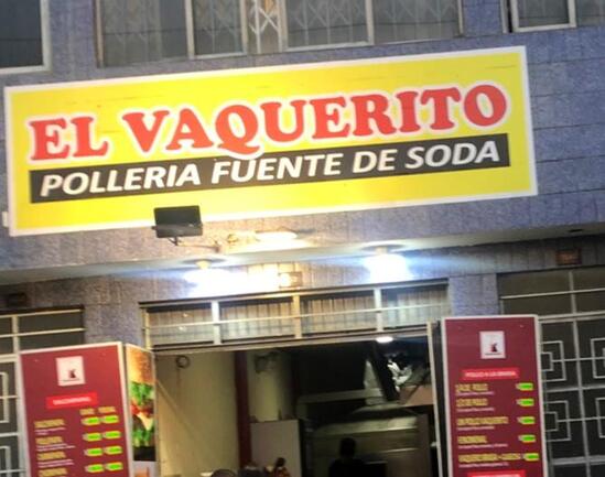 Carta del restaurante El Vaquerito - Alborada, Lima